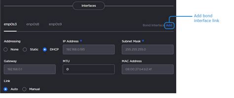 Creating A Bonded Interface