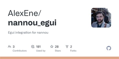 github alexene nannou egui egui integration for nannou