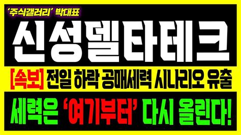 신성델타테크 초거대세력 6월 추가 매집 플랜 공개 충격적 매수 이유 공개신성델타테크 신성델타테크 주가전망 퀀텀에너지연구소 초전도체 양자컴퓨터 아이온큐