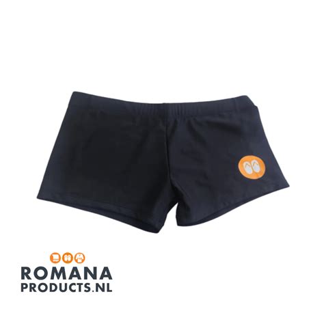 Strakke Heren Zwembroek Zwart Romana Products