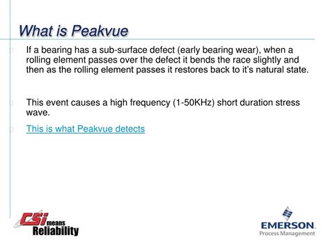 Ppt Introduction To Peakvue Understanding The Technology For Vibration Analysis Powerpoint
