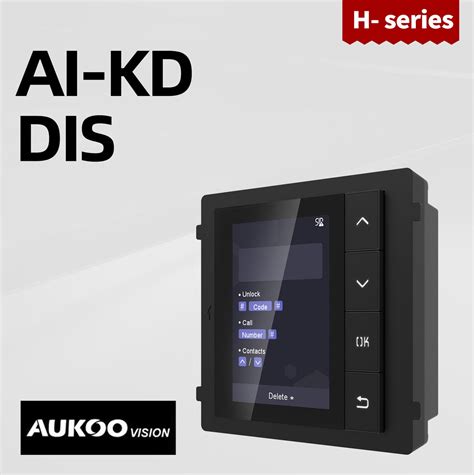 Video Intercom Display Module Ai Kd Dis — Aukoo Vision