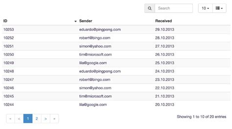 「jquery Bootgrid」：bootstrapのtableにソートや検索機能、ページネーションなどが付与できるjquery