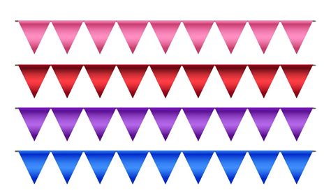 Triangular Flag Banner Vector Art Icons And Graphics For Free Download