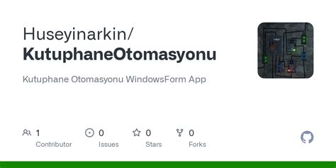Github Huseyinarkinkutuphaneotomasyonu Kutuphane Otomasyonu