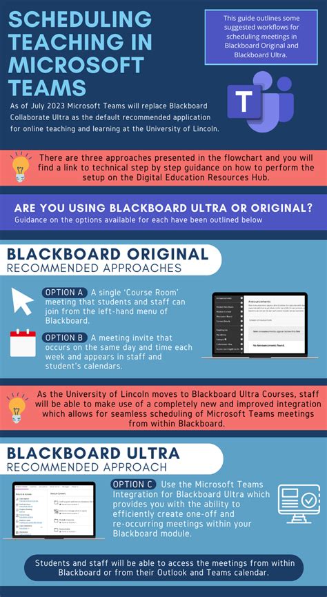 scheduling microsoft teams meetings in blackboard original and ultra