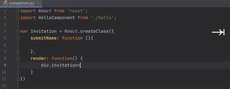 React Webstorm Documentation