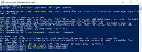 Step 5 Sitecore Xp9 Install Using Sif Install And Import Sif Modules