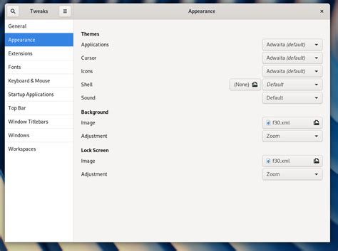 Tweaking The Look Of Fedora Workstation With Themes Fedora Magazine