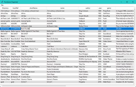 GitHub Mbrozzo Trombone Organizer An Application To Easily Modify The Chart Data Of Custom