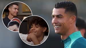 Video Cristiano Ronaldos Son Says He Wants To Play Alongside Him
