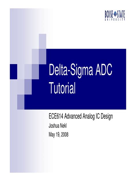 Delta Sigma Adc Download Free Pdf Analog To Digital Converter