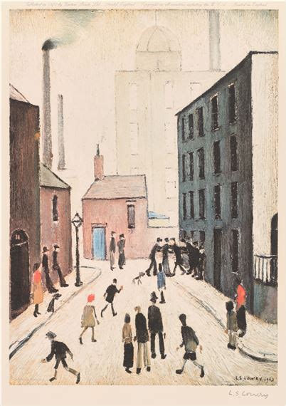 Laurence Stephen Lowry A Factory Town Under Snow 1942 Mutualart