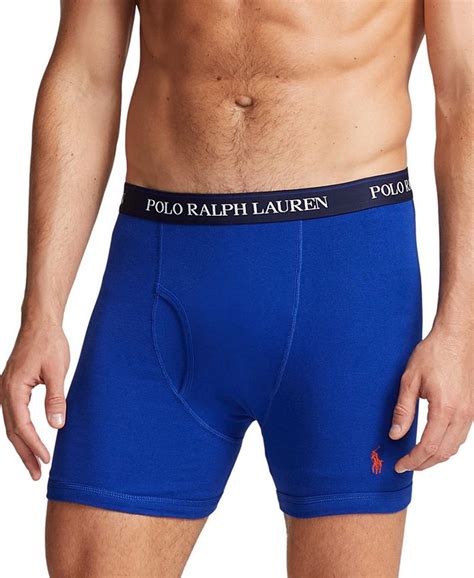 Polo Ralph Lauren Mens 5 Pk Classic Fit Cotton Boxer Briefs Macys