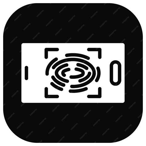 Fingerprint Scan Vector Icons Premium Ai Generated Vector