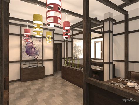 Кафе в японском стиле 30 фото