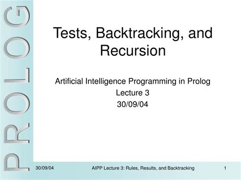 ppt tests backtracking and recursion powerpoint presentation free