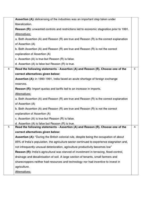 SOLUTION Assertion And Reasoning Based Worksheet Class Studypool