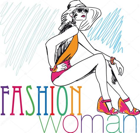Sketch Of Sexy Fashion Girl Vector Illustration Stock Vector Image By Designfgb 10489980