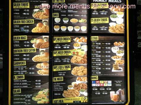 Golden Chick Menu With Prices 2021 At Hannah Belisario Blog