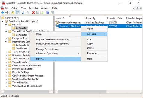 How To Request Certificates For Hyper V Replication In A Workgroup