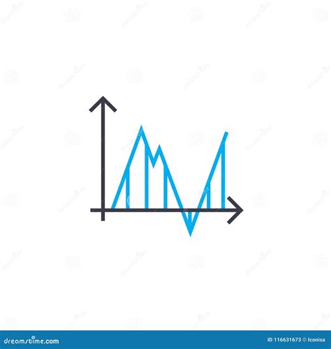 Time Frame Analysis Vector Thin Line Stroke Icon Time Frame Analysis Outline Illustration