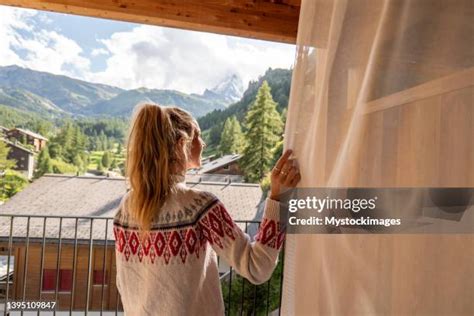 Pulling Open Curtains Photos And Premium High Res Pictures Getty Images