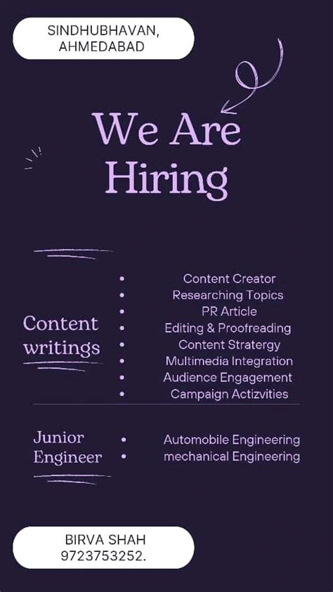 Birva Shah On Linkedin Job Gujarat Ahmedabaditjobs Jobseeker Hub