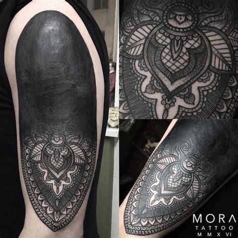 Blackout Tattoo” Trend Cloaks The Body In Black Ink To Make A Bold