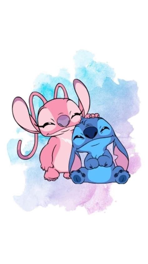 Stitch Enamorado Con Su Novia Png Stitch Drawing Lilo And Stitch