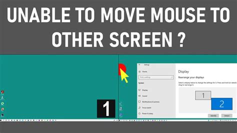 mouse not moving to second monitor quick fixes and solutions