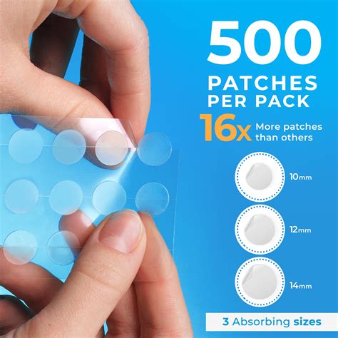 Patchrx Pimple Patches For Face 500 Patches Hydrocolloid Acne