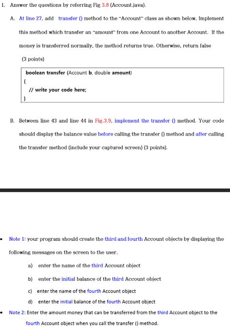 Solved Using Java Eclips For The Following And Figure 38 And