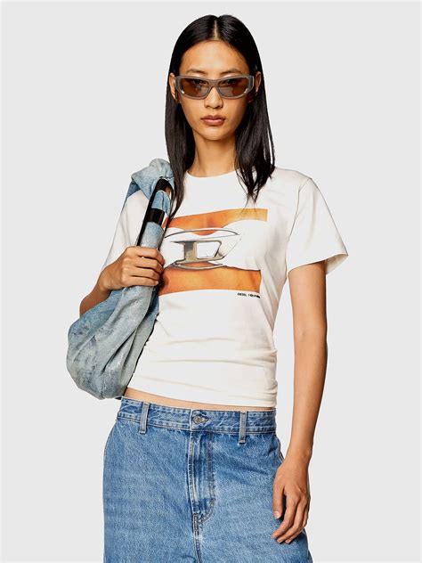 Тениска T Regs N3 с лого акцент на марката Diesel —