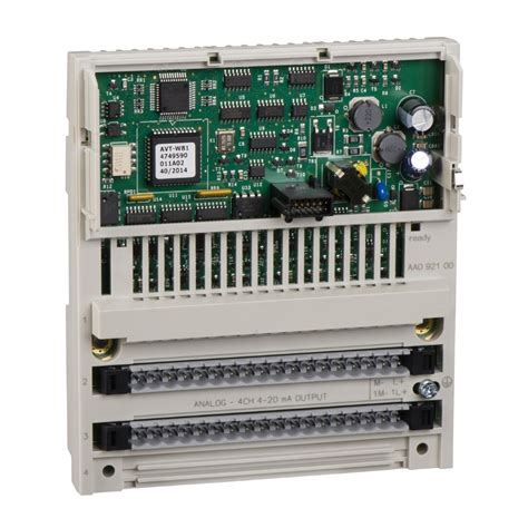 Distributed Analog Output Modicon Momentum 4 Output 0 20 Ma Schneider Electric South Africa