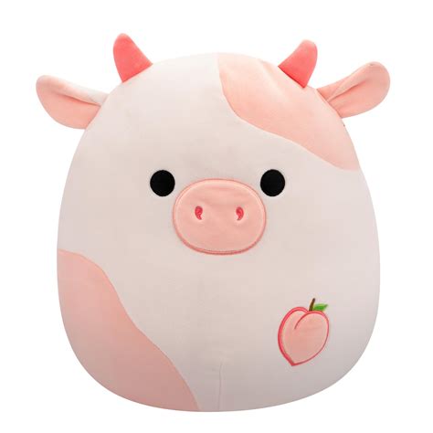Squishmallows Original 14 Inch Lilaz Peach Cow Official