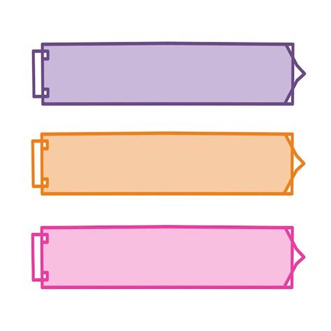 Caixa de texto com quadro colorido ilustração estética Vetor Premium