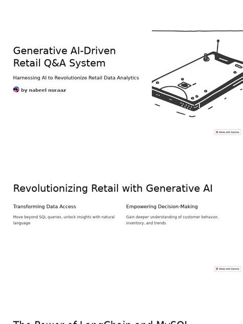 Generative Ai Driven Retail Qanda System Pdf