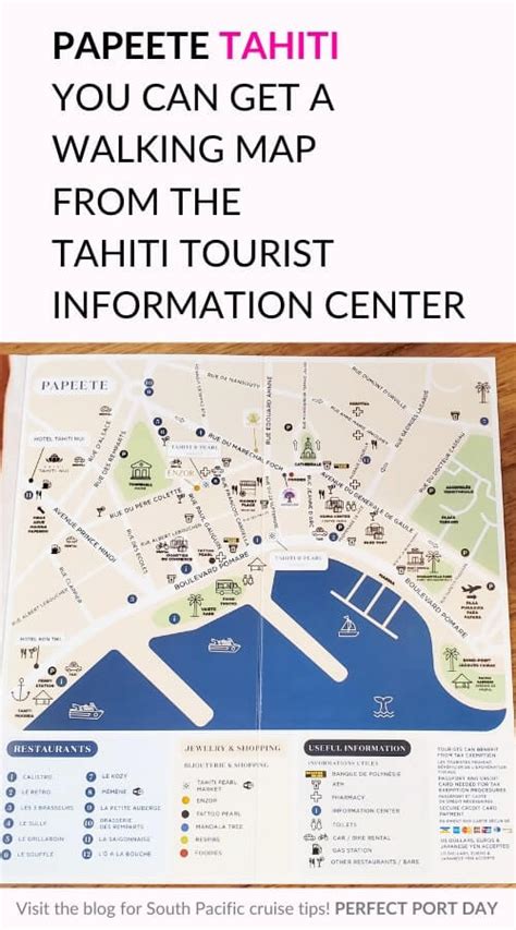 Tourist Map Of Tahiti 60 Photos