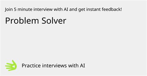 Greetai — Problem Solver Interview Practice And Instant Feedback