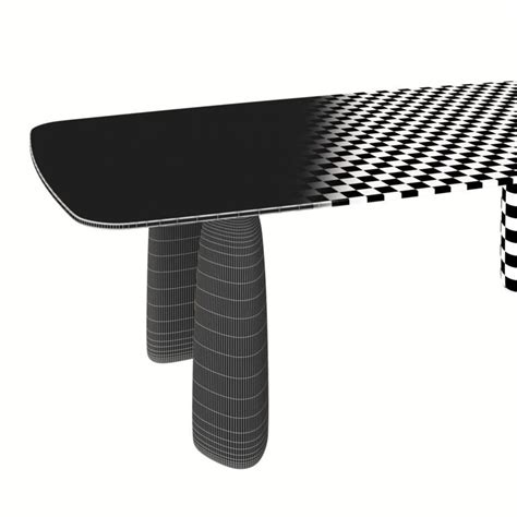 Monolith Table By Poliform 353390 3d Model Download 3d Model