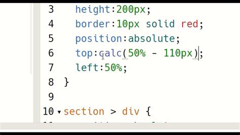 21 11 26 Ken 1315 Html Css 강좌 110강 수직수평중앙유령 작업 5 Calc로 위치 미세조정 Youtube