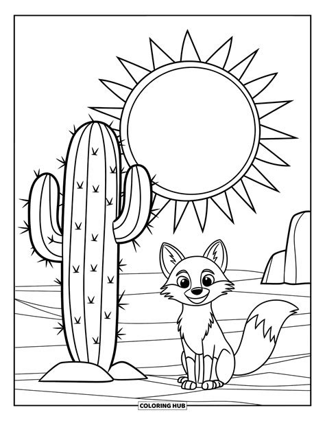 110 Dibujos De Desierto Para Colorear Para Niños Y Adultos Gratis
