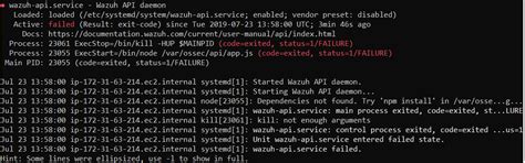Wazuh Error When Tying To Start · Issue 421 · Wazuhwazuh Api · Github