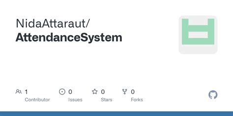 GitHub NidaAttaraut AttendanceSystem