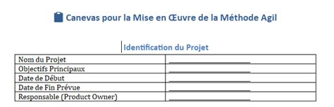 Méthode De Travail Agile Guide Canevas Pour La Mise En Œuvre