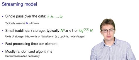Space Complexity Big O Notation For Sublinear Algorithm In Streaming Algorithm Computer