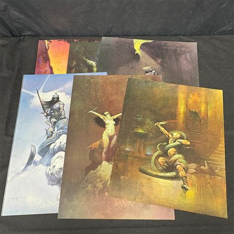 Vintage Frank Frazetta Art Prints Auction