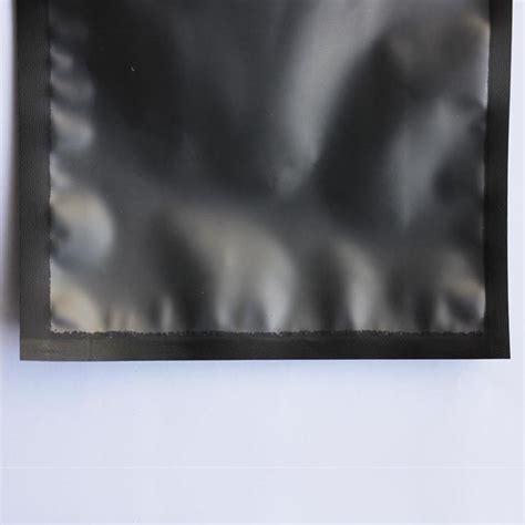 Matte Clear Black Ziplock Zipper Bag With Hang Hole View Clear