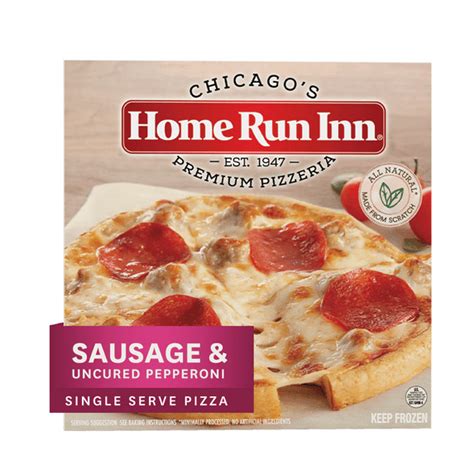 Home Run Inn Mini Personal Pizza Classic Crust Sausage And Uncured